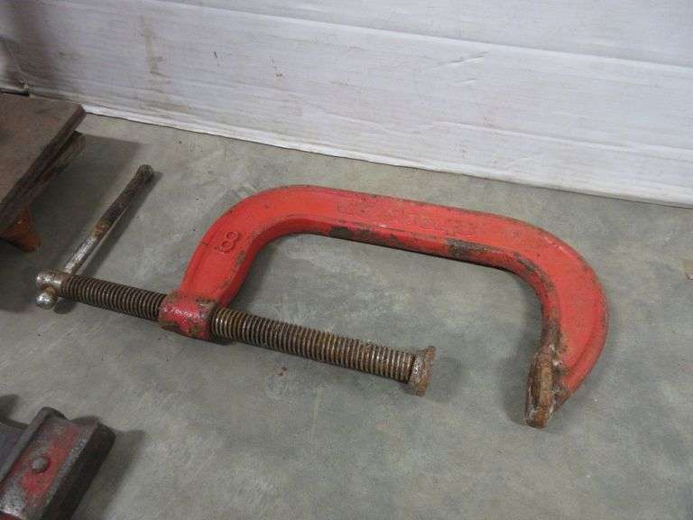 Clamps from Hartford clamp company: One- 8” C-clamp, and One- Bar, all ...