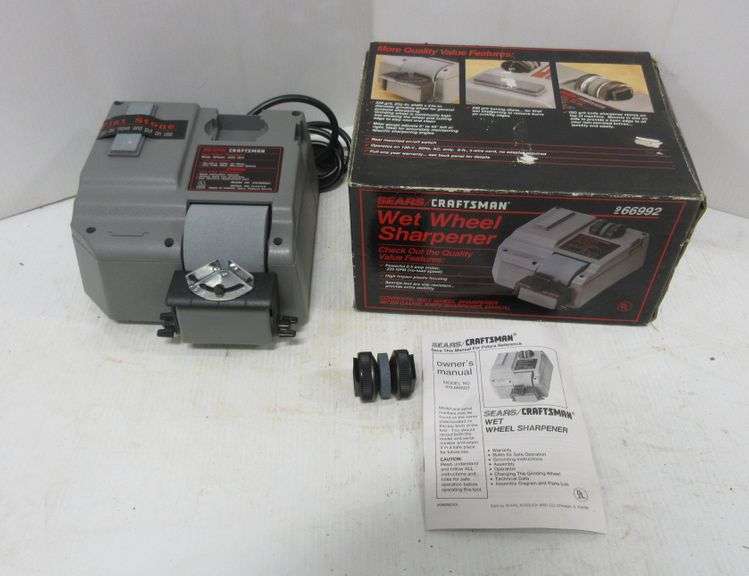 Craftsman wet wheel sharpener, model 966992, new condition - Albrecht ...