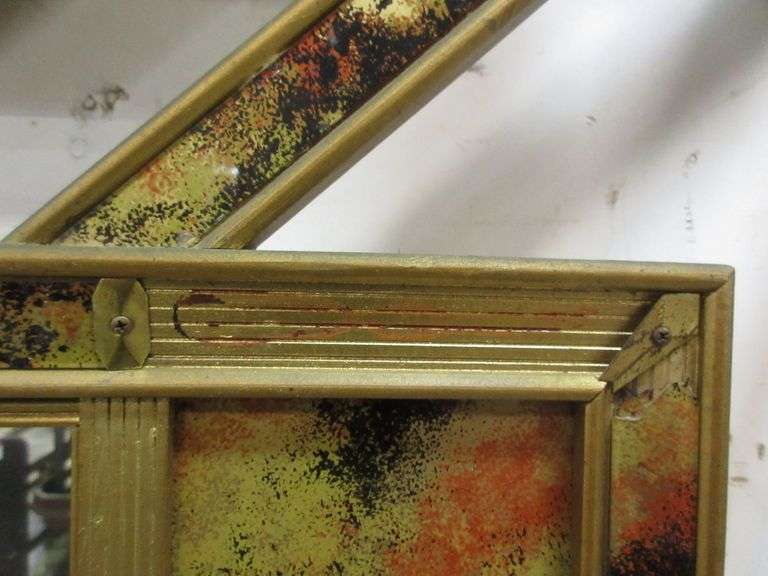 Mid-Century Modern Atomic Shadow Box Mirror - Albrecht Auction Service