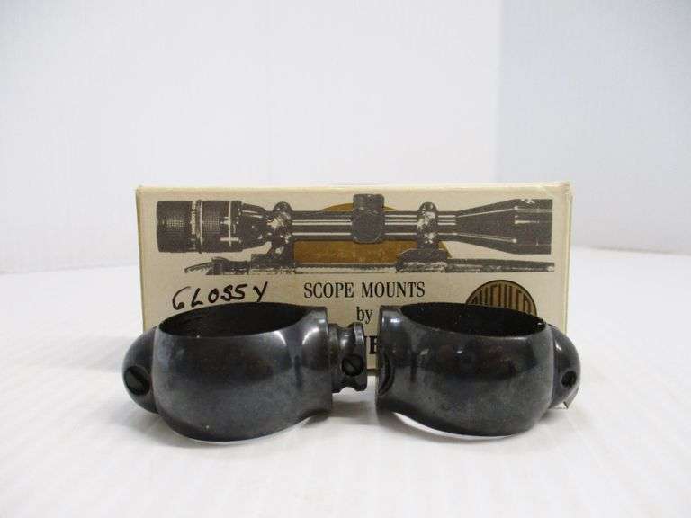 Old Buehler scope mounts in original box - Albrecht Auction Service