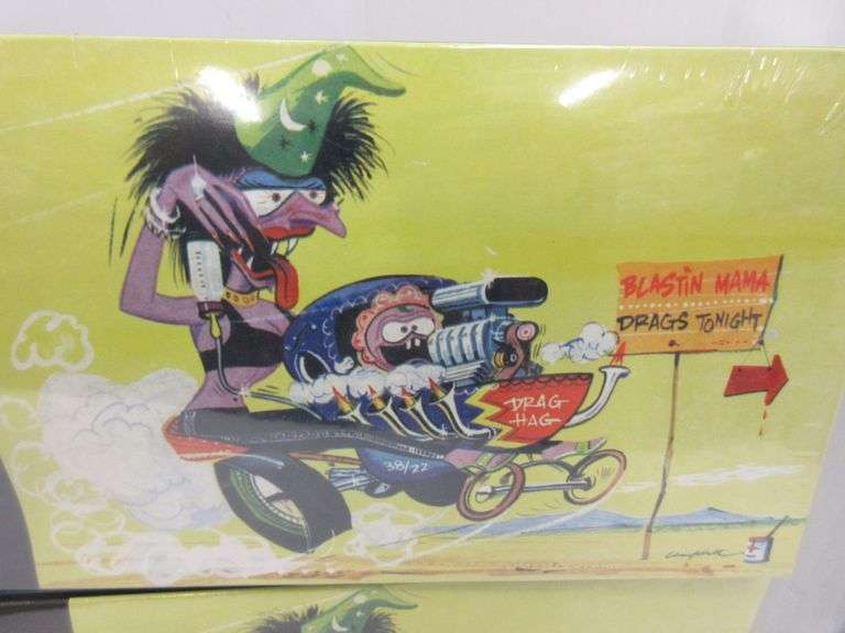 (2) Collectors Hawk models Weird Ohs model kits, Drag Hag, new, factory ...