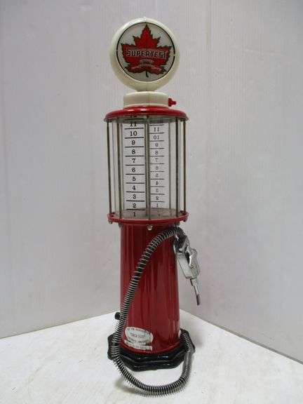 Continental Gum of Canada, “Supertest,” gas pump liquid dispenser, 21”H ...