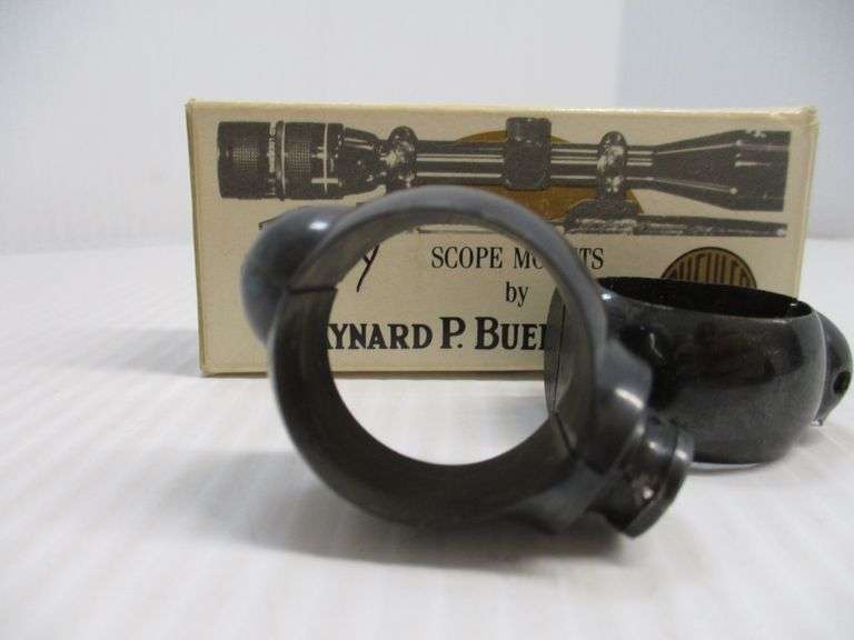 Old Buehler scope mounts in original box - Albrecht Auction Service