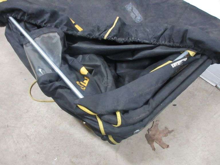 Frabill one man flip-over ice shanty sled, 30" x 50" - Albrecht Auction ...