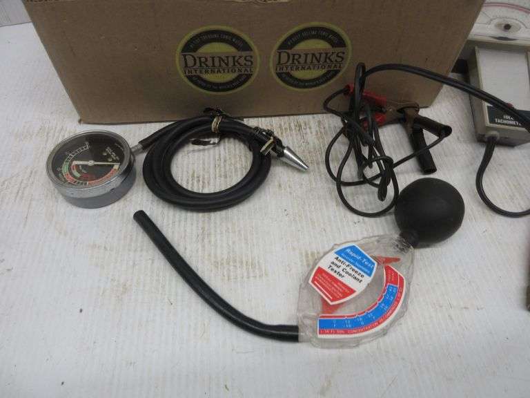 Compression tester gauge, rapid test coolant tester, AC pressure test ...