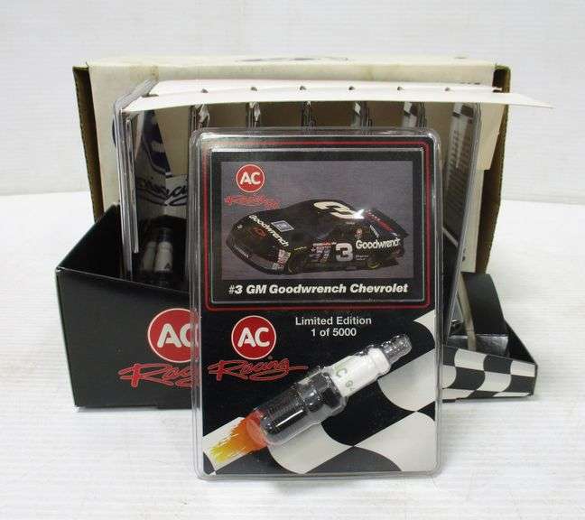 AC Racing 1 of 5000 collectible NASCAR cards with spark plugs, 1994, (8 ...