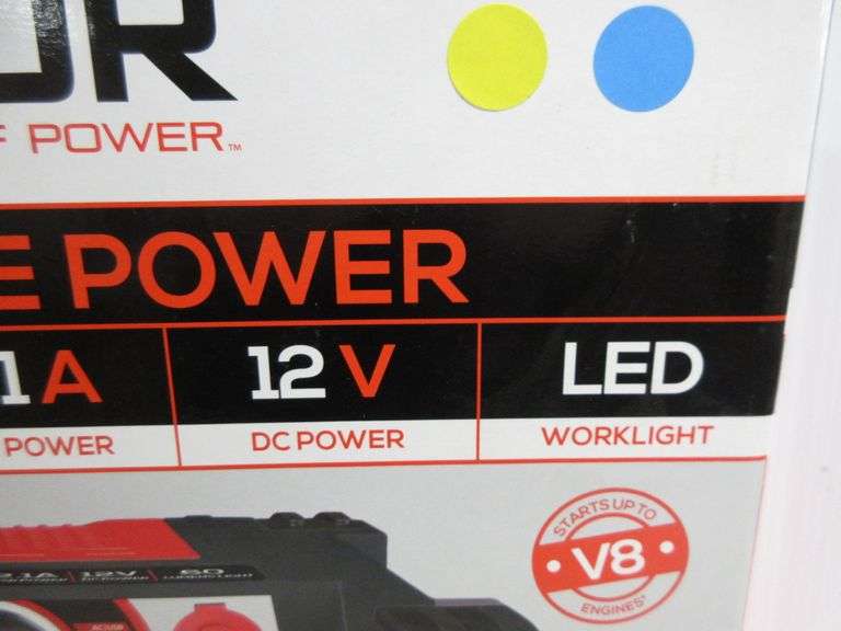 Vector 6-in-1 Portable Power, 1200-Peak AMP jump starter dual power ...