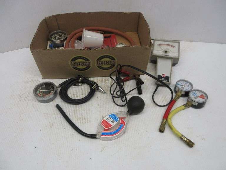 Compression tester gauge, rapid test coolant tester, AC pressure test ...