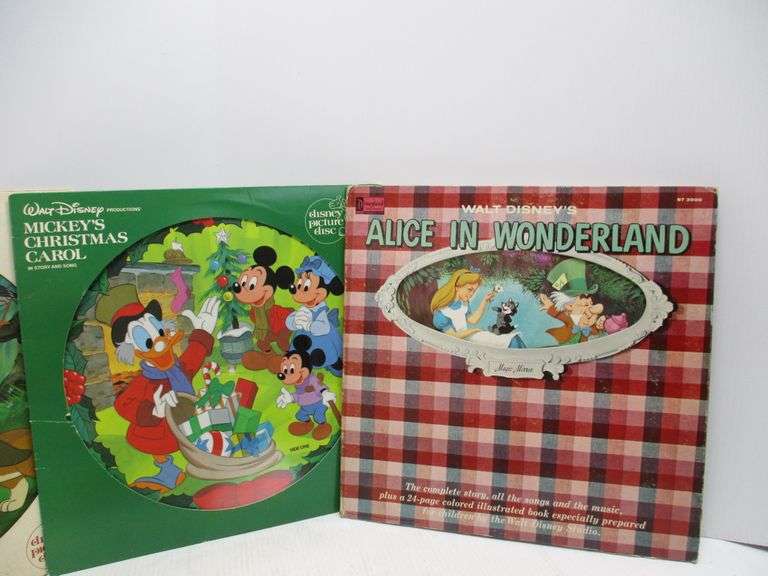 (20) Older childrens records, include: 16- Walt Disney albums with two ...