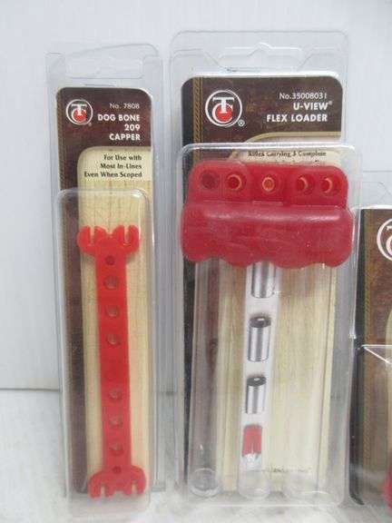 Thompson Center U-View flex loader, dog bone 209 capper, and a flex ...