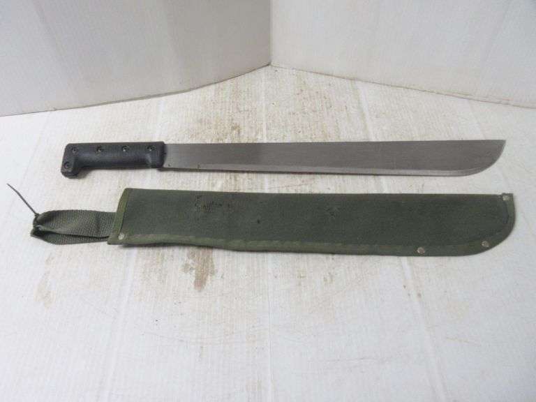 US Army machete with original sheath, great - Albrecht Auction Service