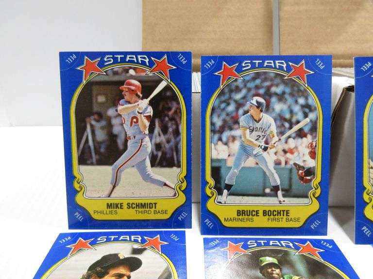 (2) Complete 1981 Fleer Baseball Star Sticker Sets, 125 Stickers Per 