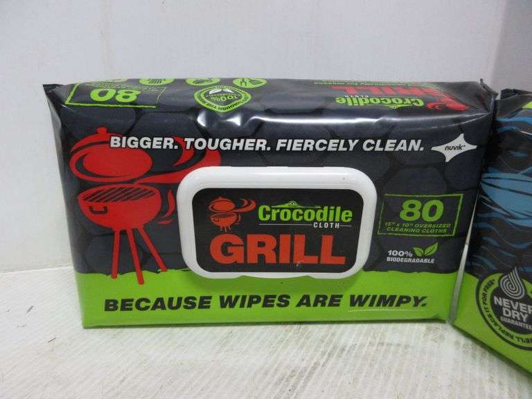 Crocodile cloth-Marine Designed for boaters, water sports, 80-Wipes per ...