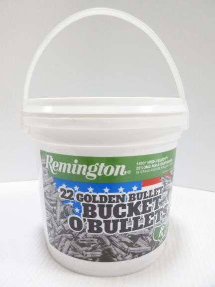 Remington Bucket o' Bullets, (1,400) Rounds of .22 LR ammo, 36-grain ...
