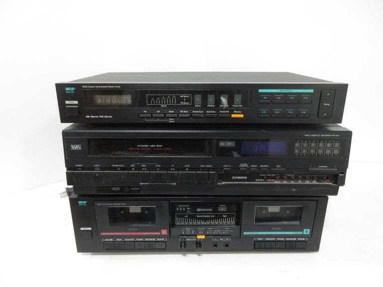 1980s MCS series 3050 Quartz stereo tuner, MCS series 3575 dual stereo ...