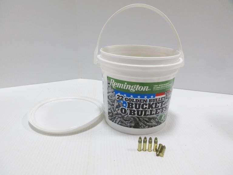Remington Bucket o' Bullets, (1,400) Rounds of .22 LR ammo, 36-grain ...
