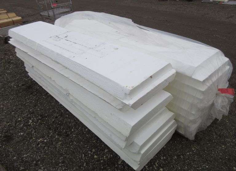 (20) Pieces of styrofoam insulation, 8'W x 23"D x 3"H, new - Albrecht ...