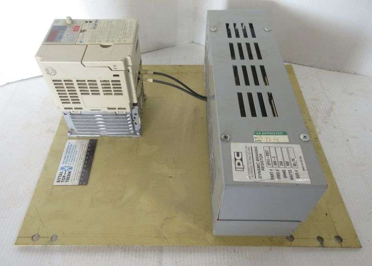 Yaskawa frequency drive with dynamic braking resistor - Albrecht ...