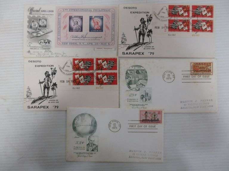 Approx. over (400) first day stamp covers and commemorative issues, all ...