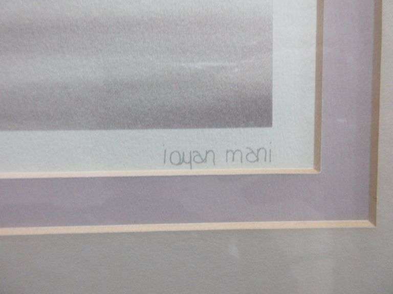 Canadian First Nation Ioyan Mani artist hand signed Native American ...