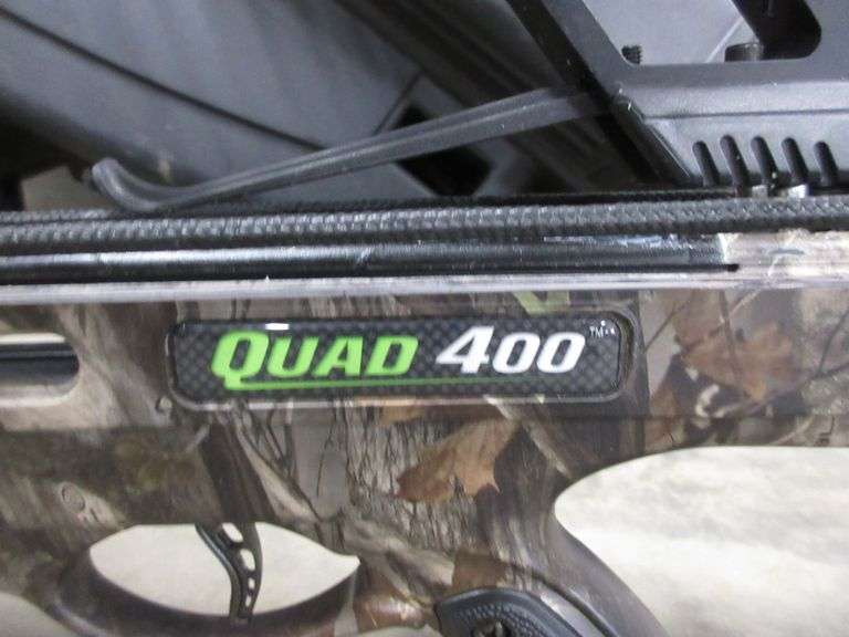 Barnett Quad 400 Crossbow with 4x32 multi-reticle scope 345', 150 lb ...