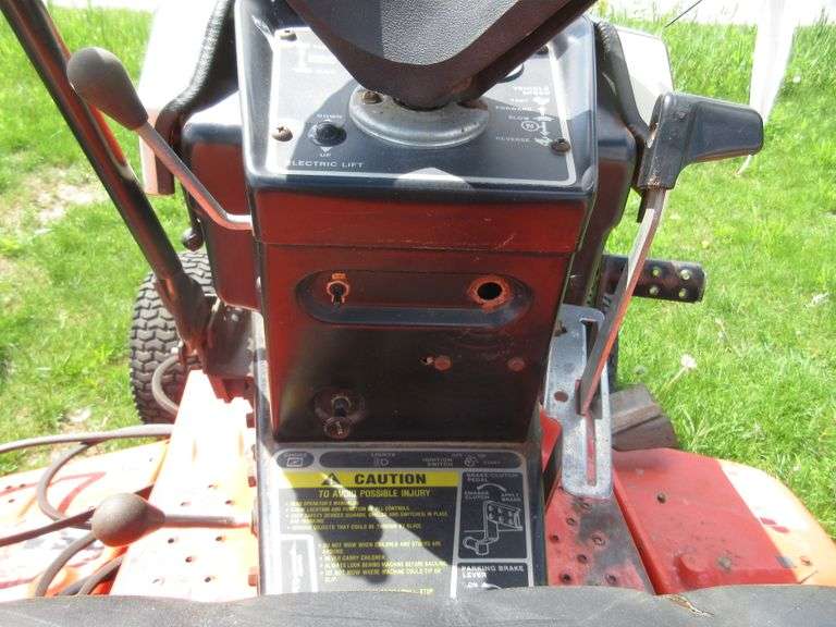 Simplicity 7116 lawn tractor, mower deck works, includes (2) sets of ...