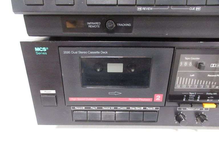 1980s MCS series 3050 Quartz stereo tuner, MCS series 3575 dual stereo ...