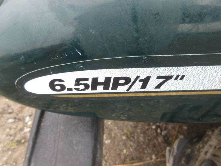 Craftsman 17" tiller, 6.5 HP, runs and tills well - Albrecht Auction ...