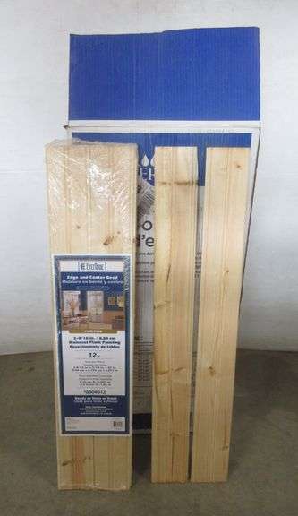 New tongue and groove wainscot paneling unfinished, 16-packages with ...
