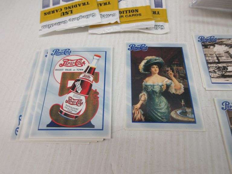 Over (100) Collectible cards, including: 9- Pepsi-Cola cards, 8 ...