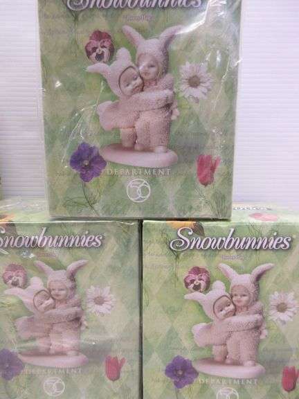 (10) Dept. 56 Snowbunnies, NIB - Albrecht Auction Service