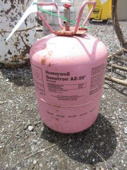 Full tank of Honeywell Genetron AZ-20 refrigerant - Albrecht Auction ...