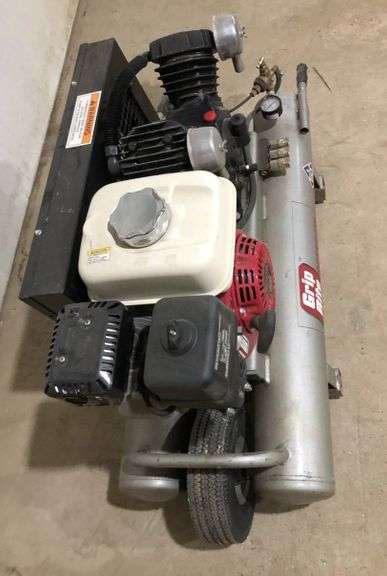 Grip Rite GR55G10X Wheelbarrow Air Compressor, Has 3 Hose Ports, Honda ...