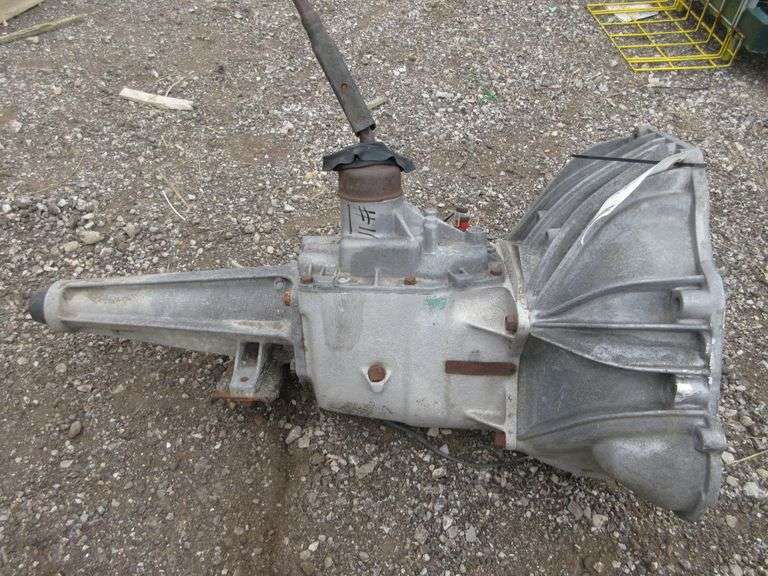 Ford 4-Speed transmission and bellhousing - Albrecht Auction Service