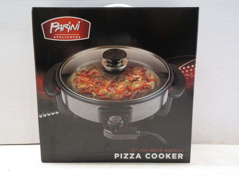 Parini pizza cooker and parini seven-piece stainless steel utensil set ...