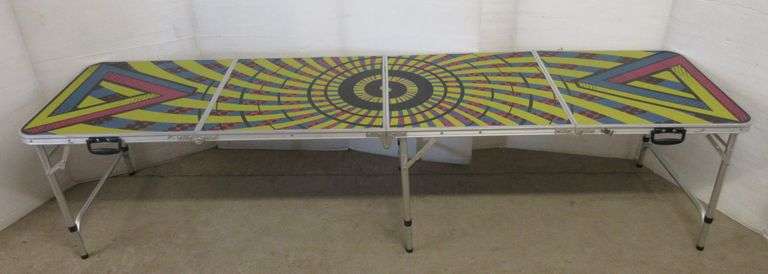 Aluminum Four-Section Folding Display Table, 24"W, in nice condition ...