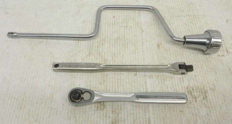 (3) Craftsman ratchets: one- 3/8" speed ratchet, one- 3/8" breaker bar ...