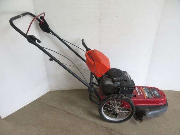 Yard King push weed trimmer, heavy duty, ready to go, gas can included ...