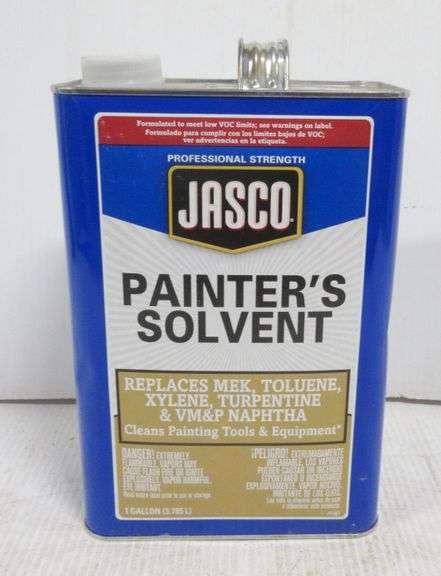 Gallon Jasco paint solvent, new - Albrecht Auction Service