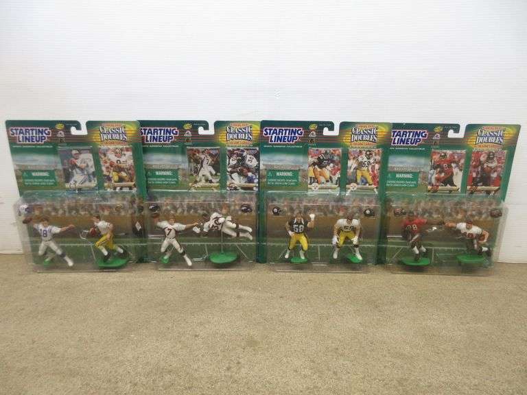 (4) Sealed 1999 Starting Lineup Classics Doubles NFL Football figures ...