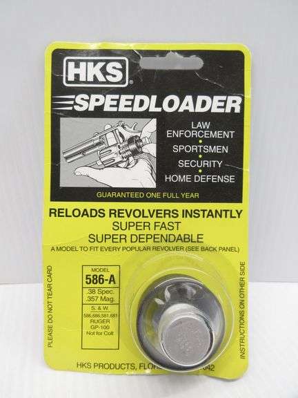 HKS 586-A revolver speedloader for S&W 586/686/681 and Ruger GP100, new ...