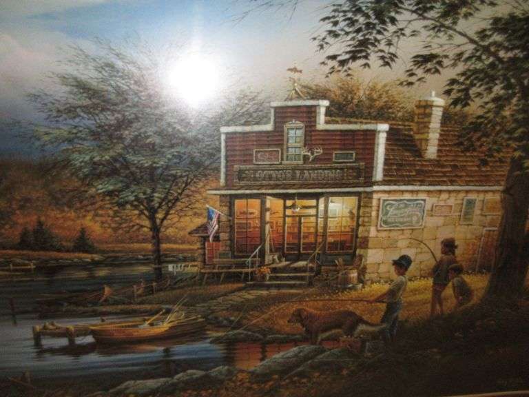 Terry Redlin summertime print, 27" x 40", with CoA - Albrecht Auction ...