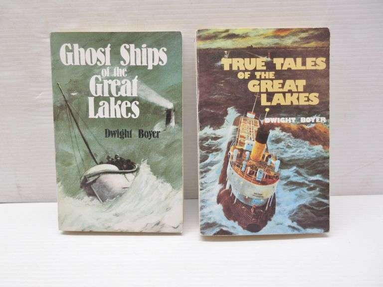 (2) Michigan ship and great Lakes books by Dwight Boyer, paperback ...
