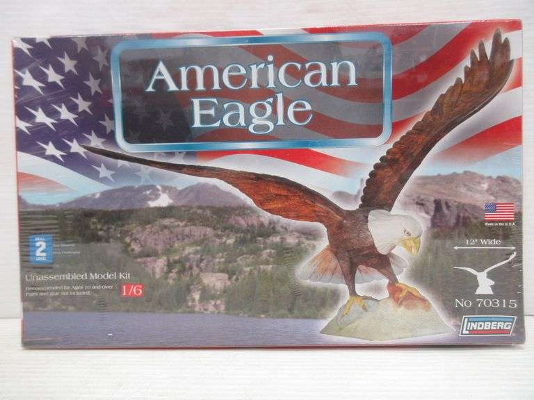 Lindbery 1/6 scale American Eagle model kit, sealed in plastic ...