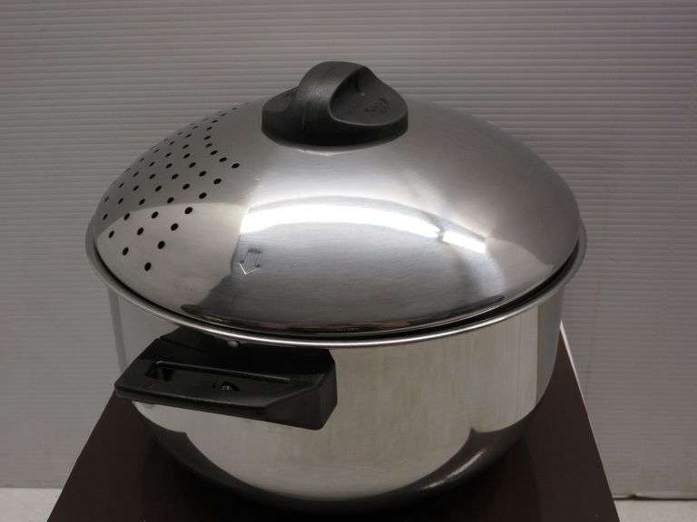 Parini six-quart pasta pot, new; Parini stainless steel lasagna pan ...