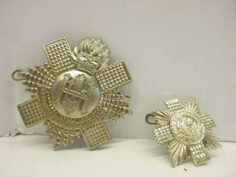 (5) Glengarry hat pins, includes: Highland cyclist battalion ...