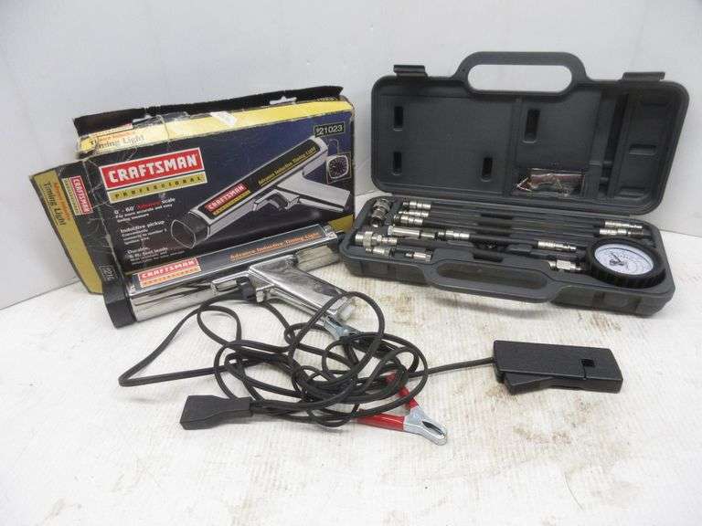 Craftsman compression tester and timing light, like new, never used ...