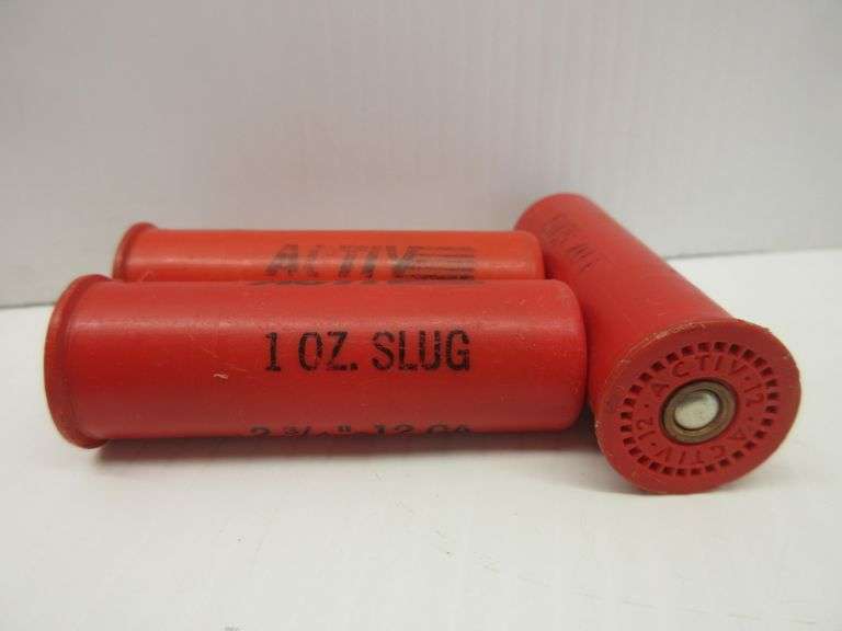 Activ 12-gauge shotgun shells: 2- 3" magnum steel shot no. 4, and 3 ...
