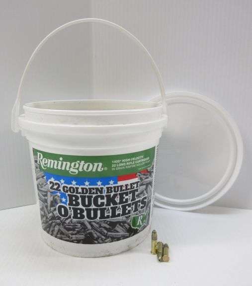 Remington Bucket o' Bullets, (1,400) Rounds of .22 LR ammo, 36-Grain ...