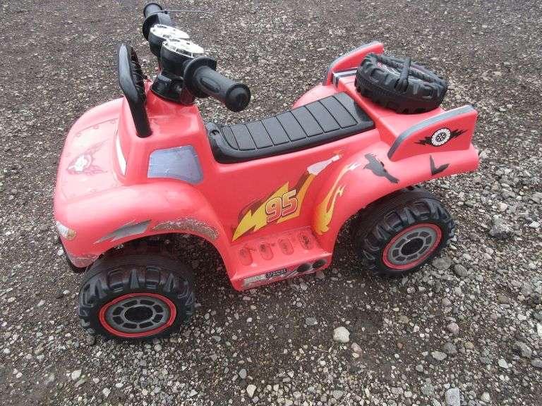 Lightning McQueen power wheels, kid Trax, model no. KT1149TR, used ...